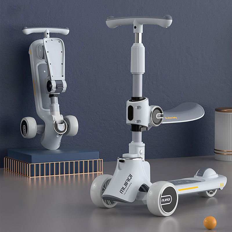 New 3-in-1 Childrens Multifunctional Scooter Scooter Scooter Kids Car ...