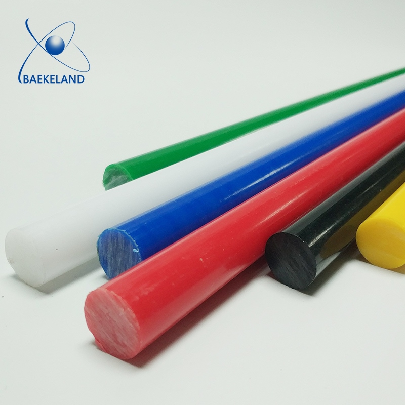 Black/white/blue/red/yellow/green High Hardness Pom Round Rod Delrin ...