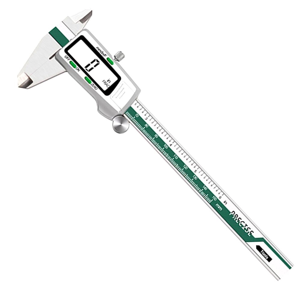 Digital LCD Display Caliper 150mm Fraction MM Inch 0.01mm Precision LCD ...