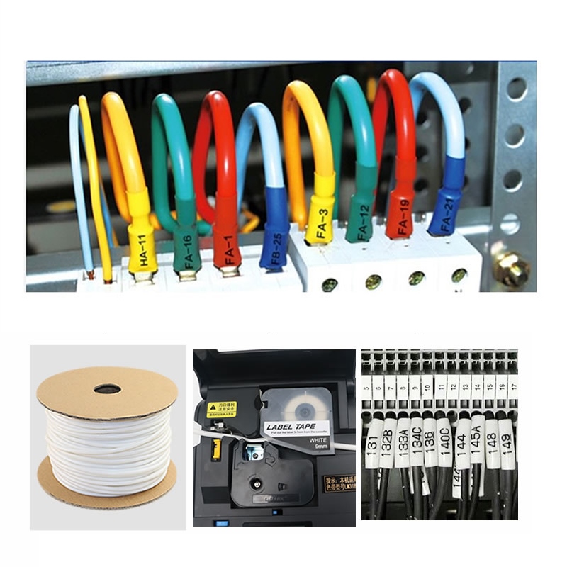 Cable ID Printer Can Connect PC Electronic Lettering Machine PVC Tube ...