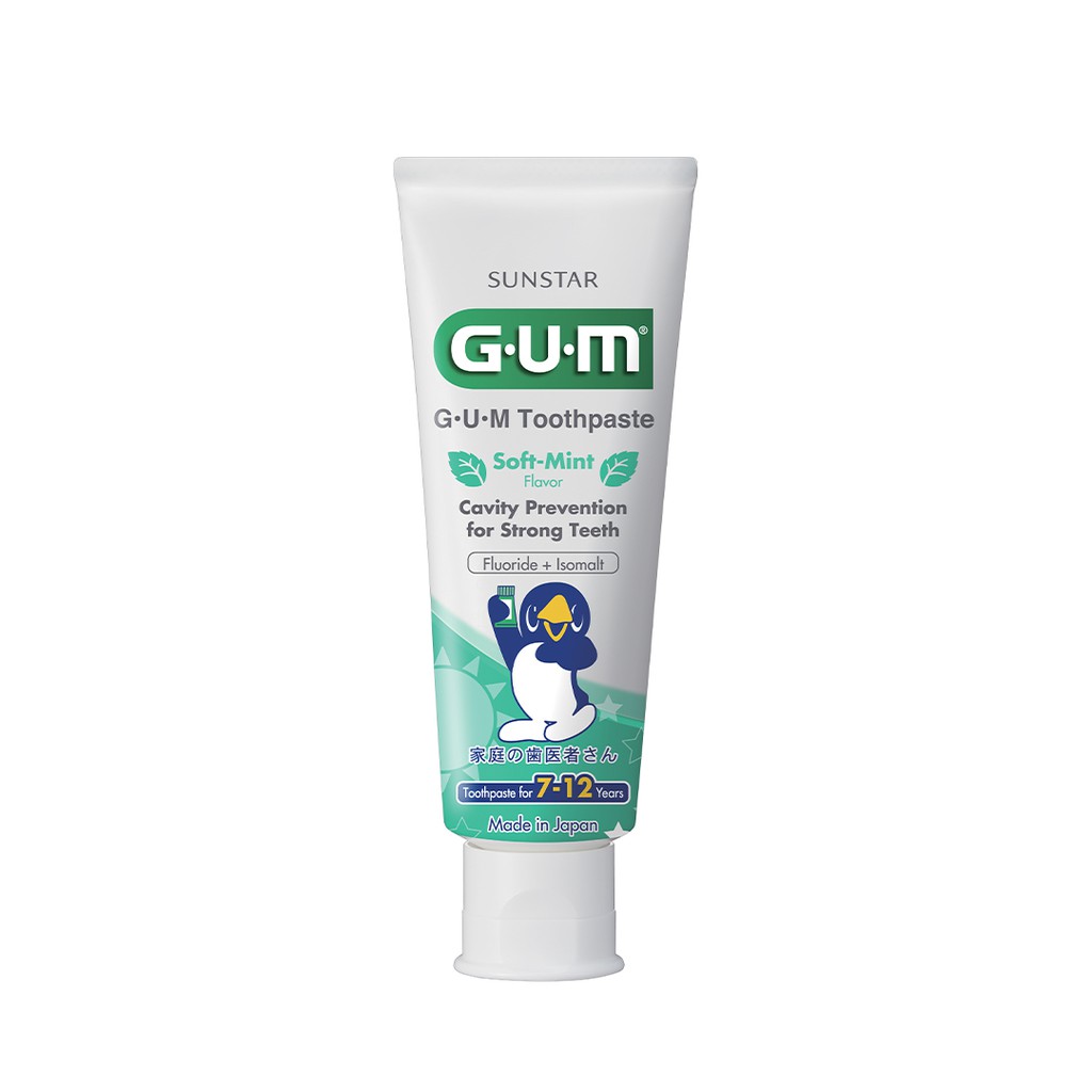 Gum Toothpaste Soft-Mint 7-12 Years 70 G. กัม ยาสีฟันสำหรับเด็กอายุ 7 ...