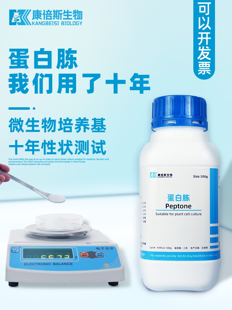 ۞ Peptone medium edible fungus Cordyceps strain experimental ...