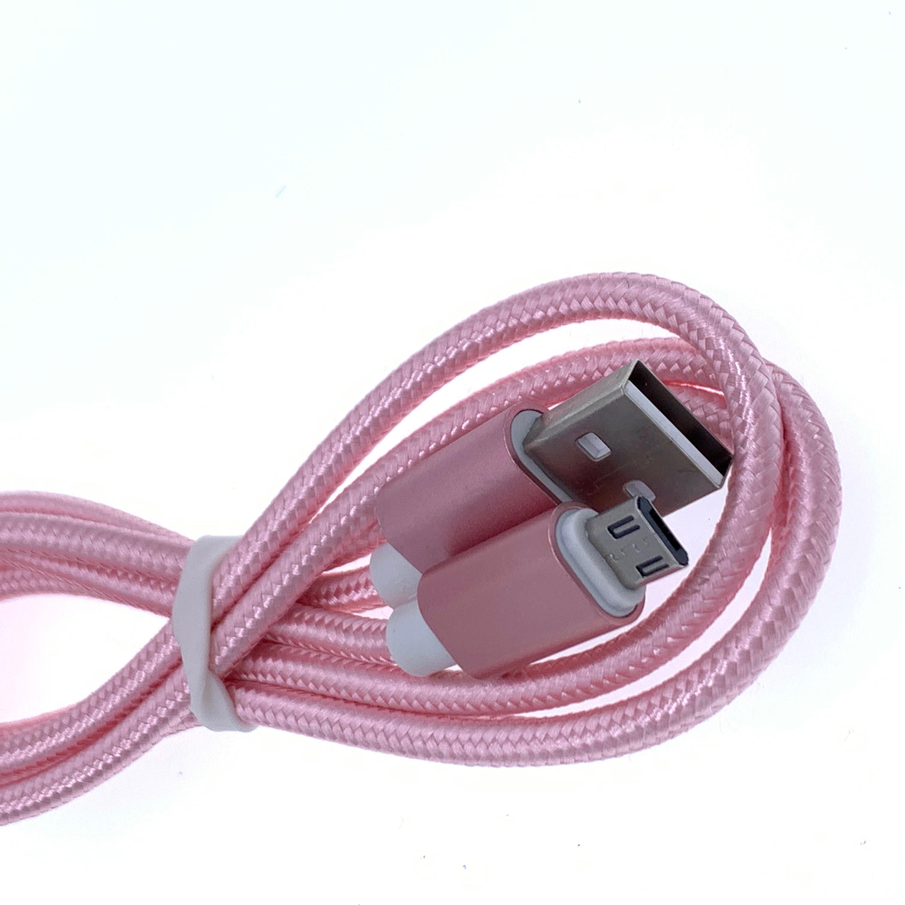 สายชาร์จ MircoUSB 1M 2M 3M(1ม2ม3ม) สายชาร์จแบบผ้า สายชาร์จแอนดรอยด์ หัวเว่ย ซัมซุง samsung ออปโป ...