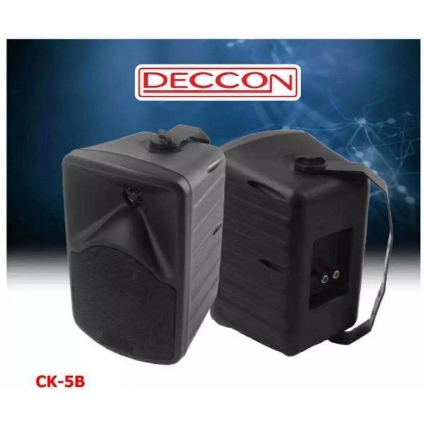 (ส่งฟรี)ลำโพงแขวน ตู้ลำโพงพร้อมขาติดผนัง 5นิ้ว 600วัตต์ รุ่น DECCON CK ...