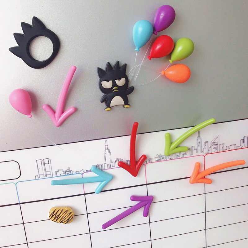 Whiteboard Organizer Magnets 6 Pack Magnetic Arrow Fridge Magnets ...
