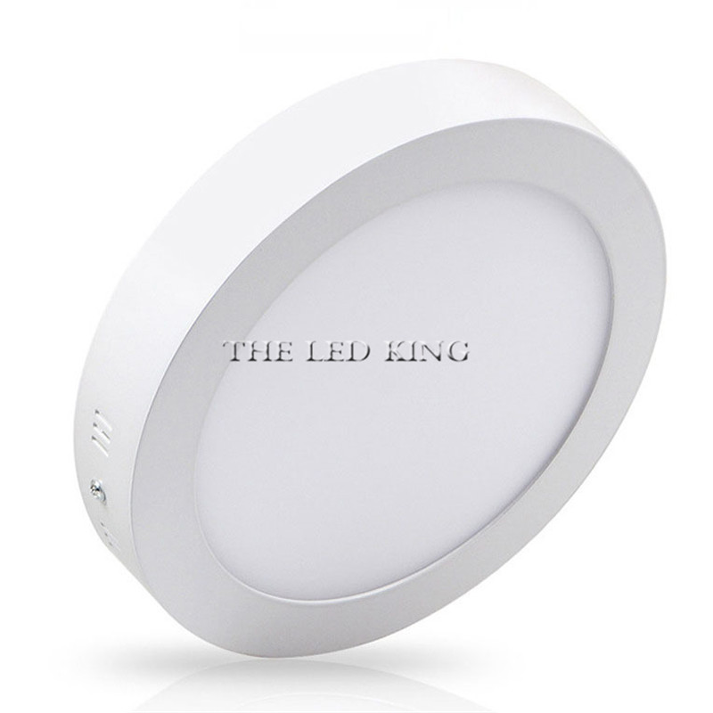 Ultra Thin 12W 18W 24W 36W 48W LED Circular Panel Light Surface Mounted led ceiling light 85 ...