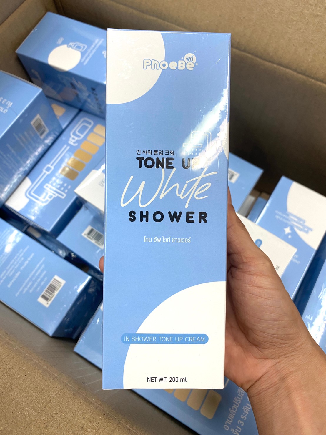 ครีมอาบน้ำ PhoeBe Tone Up White Shower ครีมอาบน้ำผิวขาว ฟีบี้ โทนอัพ ...