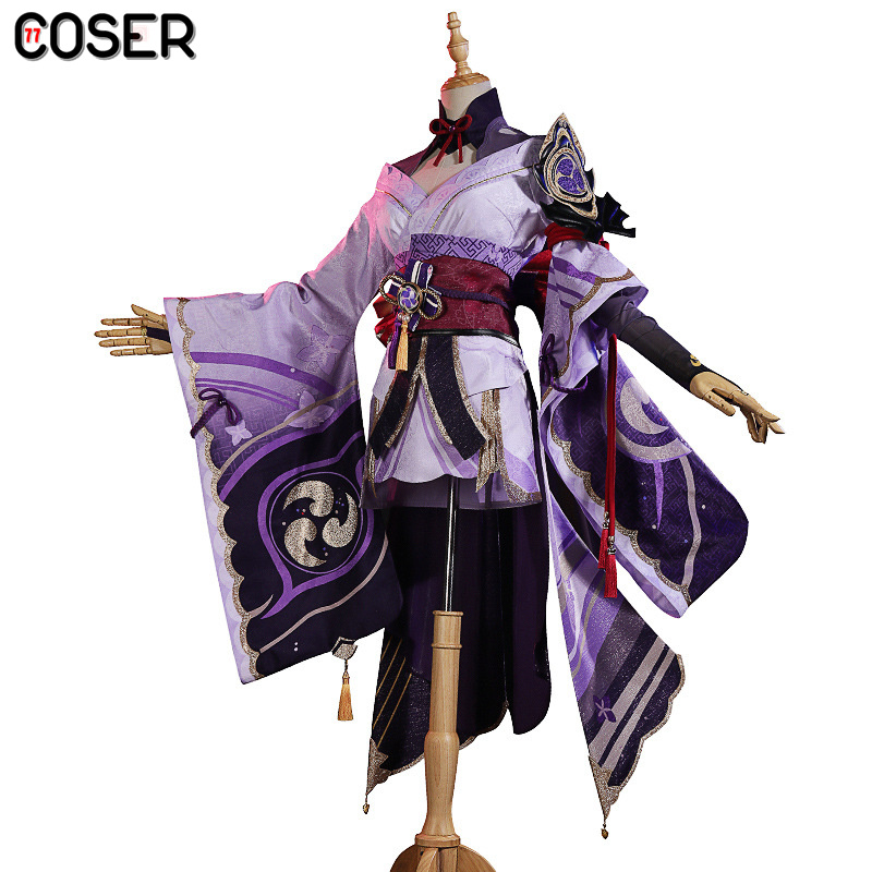 【COSER 77】Game Genshin Impact Raiden Shogun Costume Clothing Luxury and ...