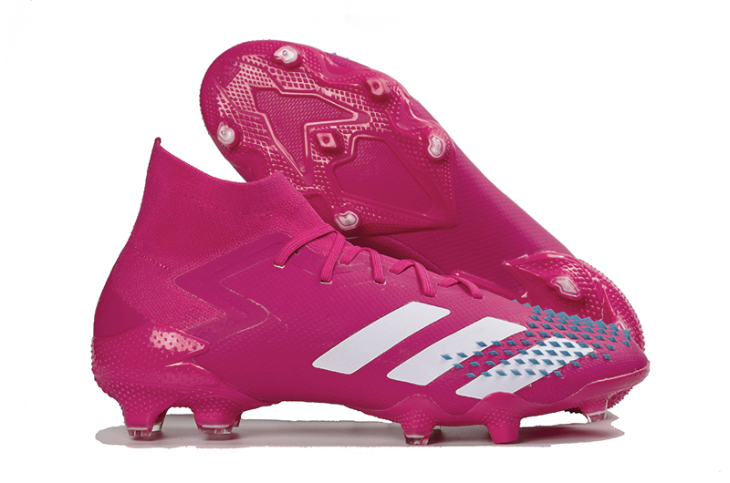 100 genuineAdidas Football Shoes-Adidas Predator Mutator 20.1 FG pink ...