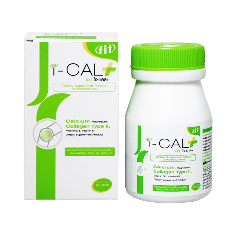 I-CaL Plus 30 เม็ด ไอแคลพลัส บำรุงกระดูก ลดการปวดข้อ มี แคลเซียม SP ...
