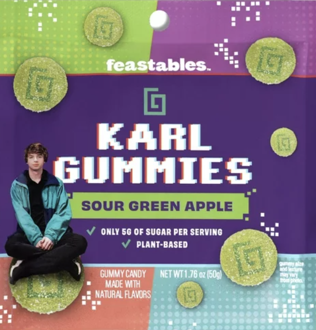 [พร้อมส่ง] Feastables Karl Gummy คาวกัมมี่ Mr Beast Gummies ของแท้ ...