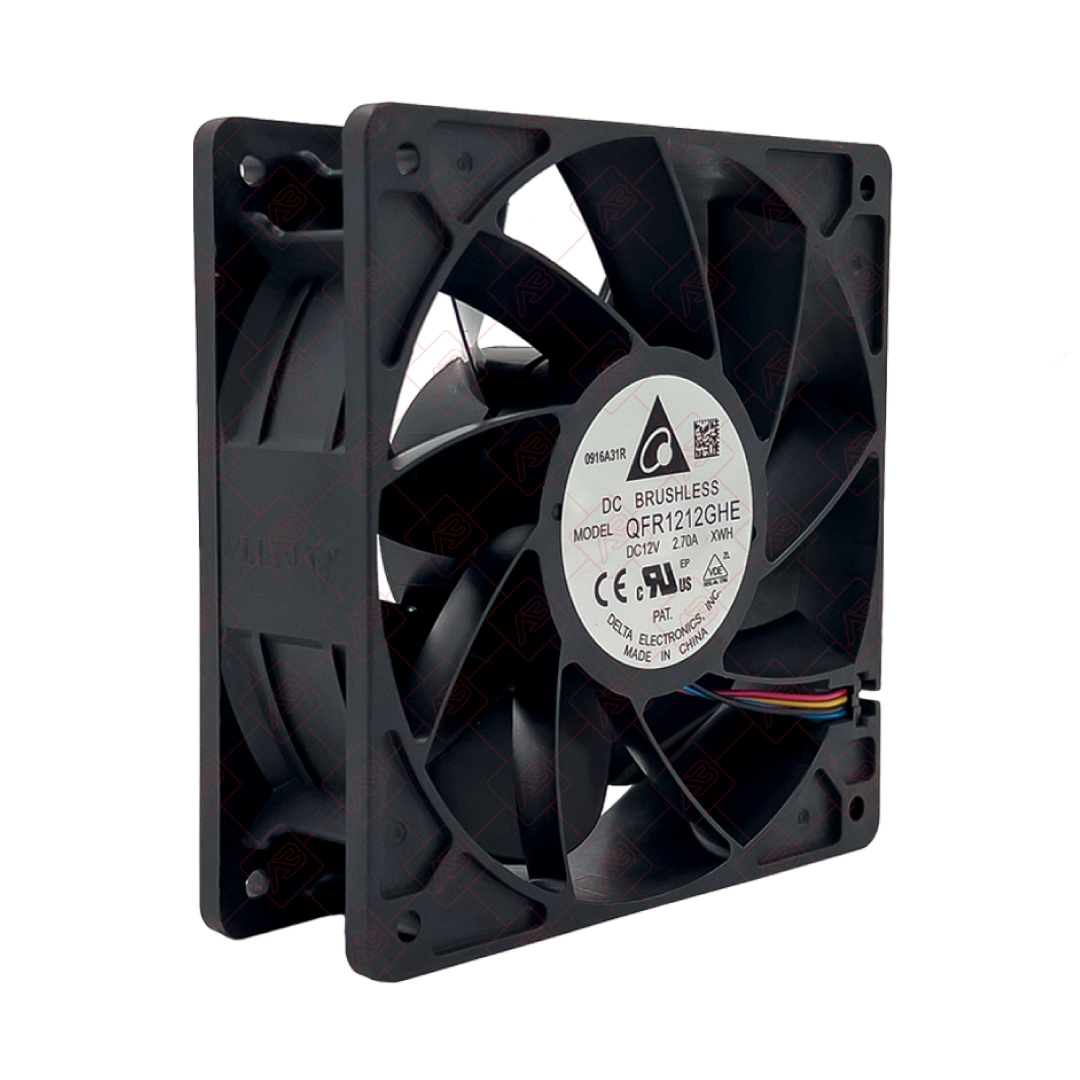 DELTA พัดลม 5 นิ้ว 12VDC 2.70A รุ่น GFR1212GHE (สำหรับ ASIC Antminer ...