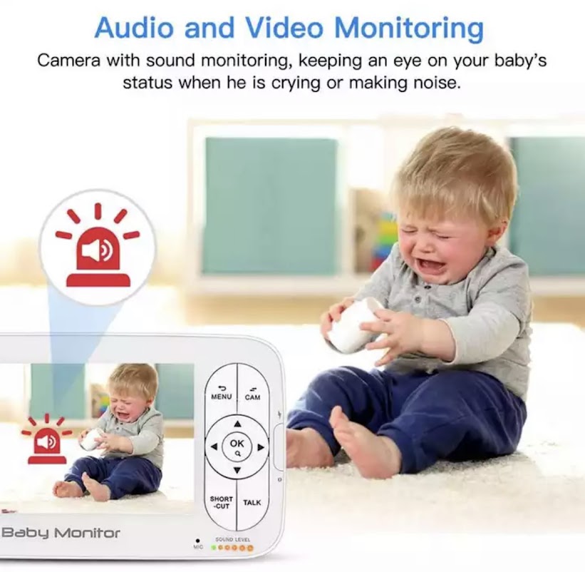 Two-way Audio With Two-Way Talk - Rechargeable Sound Monitor With Night ...