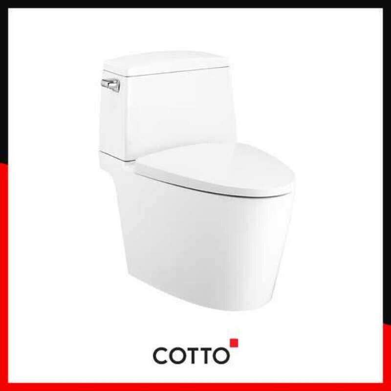 COTTO สินค้าใหม่จับคู่สุขภัณฑ์ รุ่น C13537 Riviera Pro 4.8L สีขาว พร้อม ...