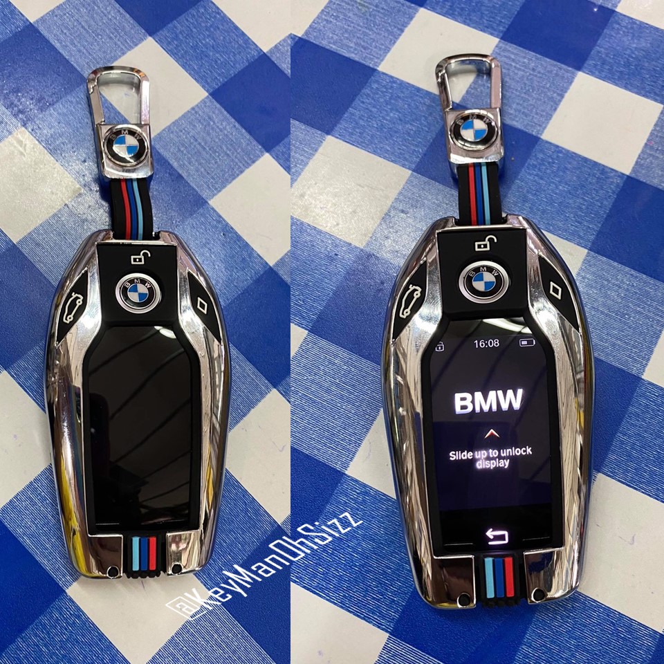 เคสโลหะรีโมทรถบีเอ็มดับเบิ้ลยู BMW LCD Screen Full Package 2021Key Sets ...
