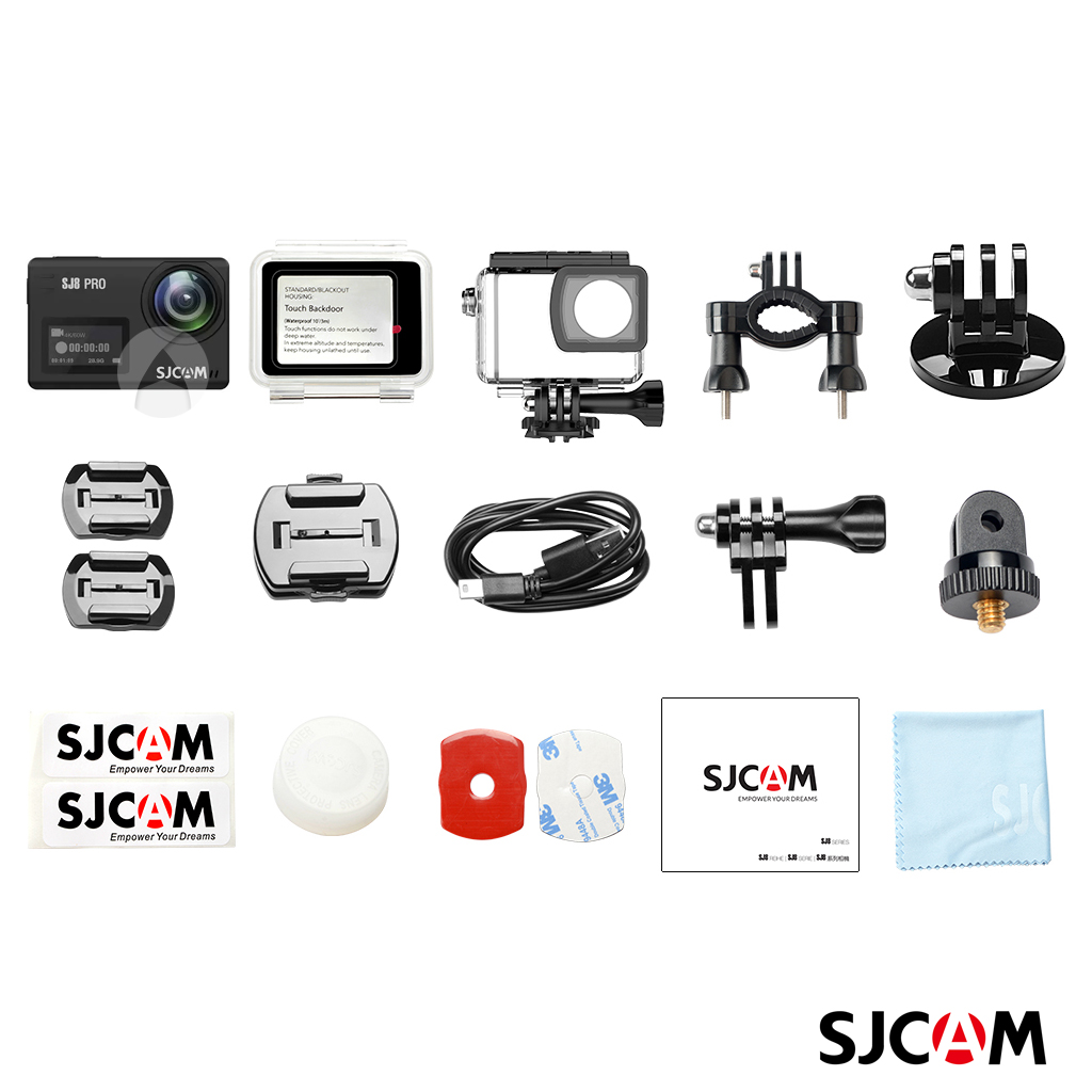 SJCAM SJ8 Pro 4K 60fps Sports Camera Waterproof Anti-Shake Dual Touch ...