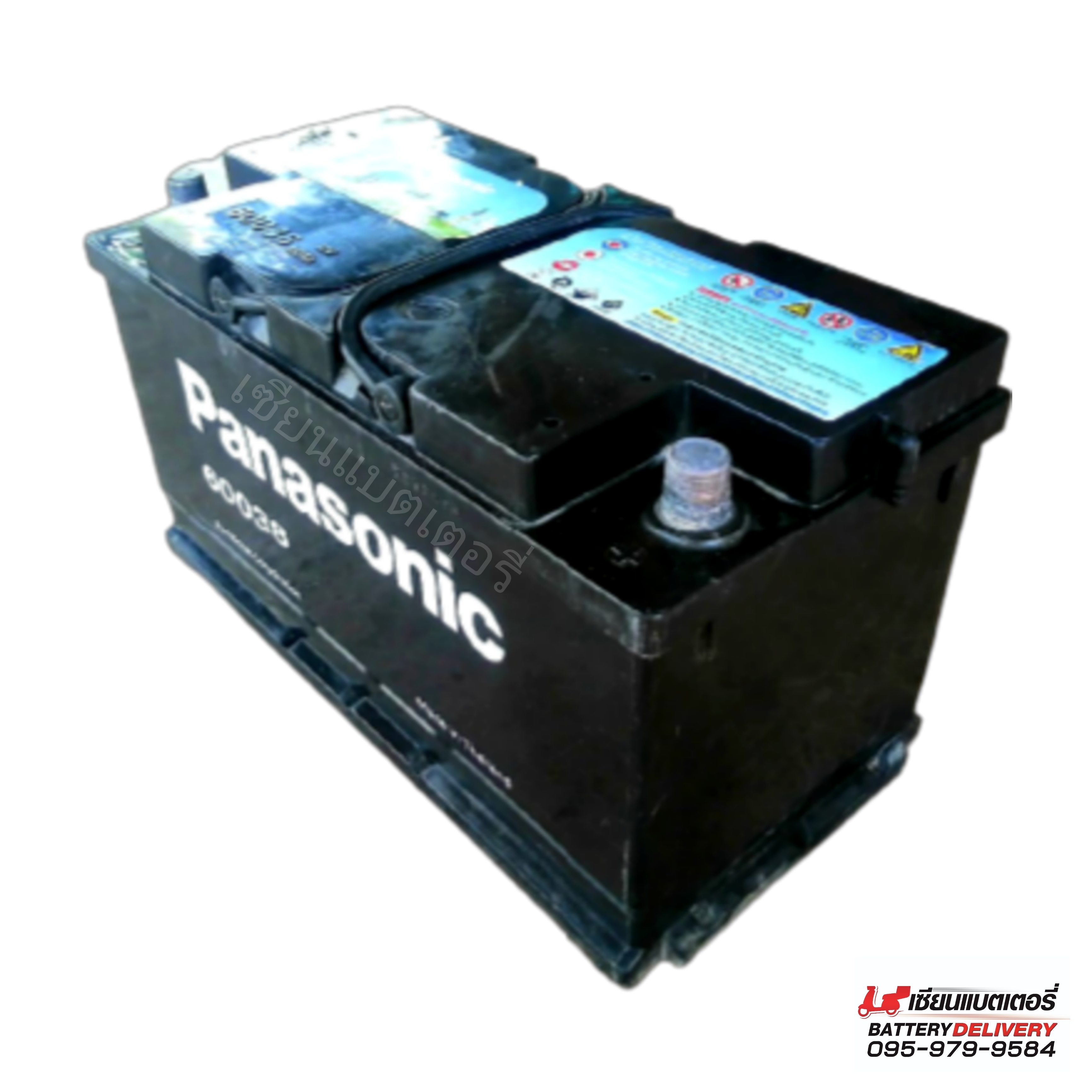 Panasonic 60038 MF (LN5) 12V 100AH แบตเตอรี่รถยนต์พานาโซนิค สำหรับรถยุโรป สำหรับใช้งานโซล่าเซลล์ ...