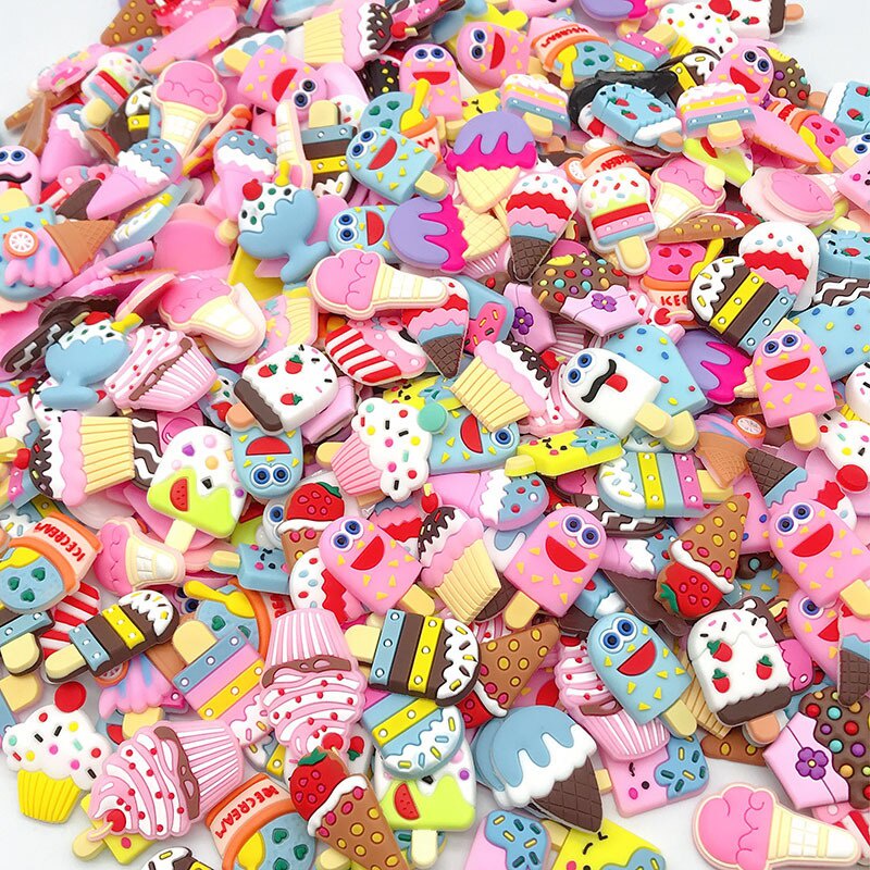 [Order at least 5PCS]pvc soft rubber popsicle ice cream patch diy ...