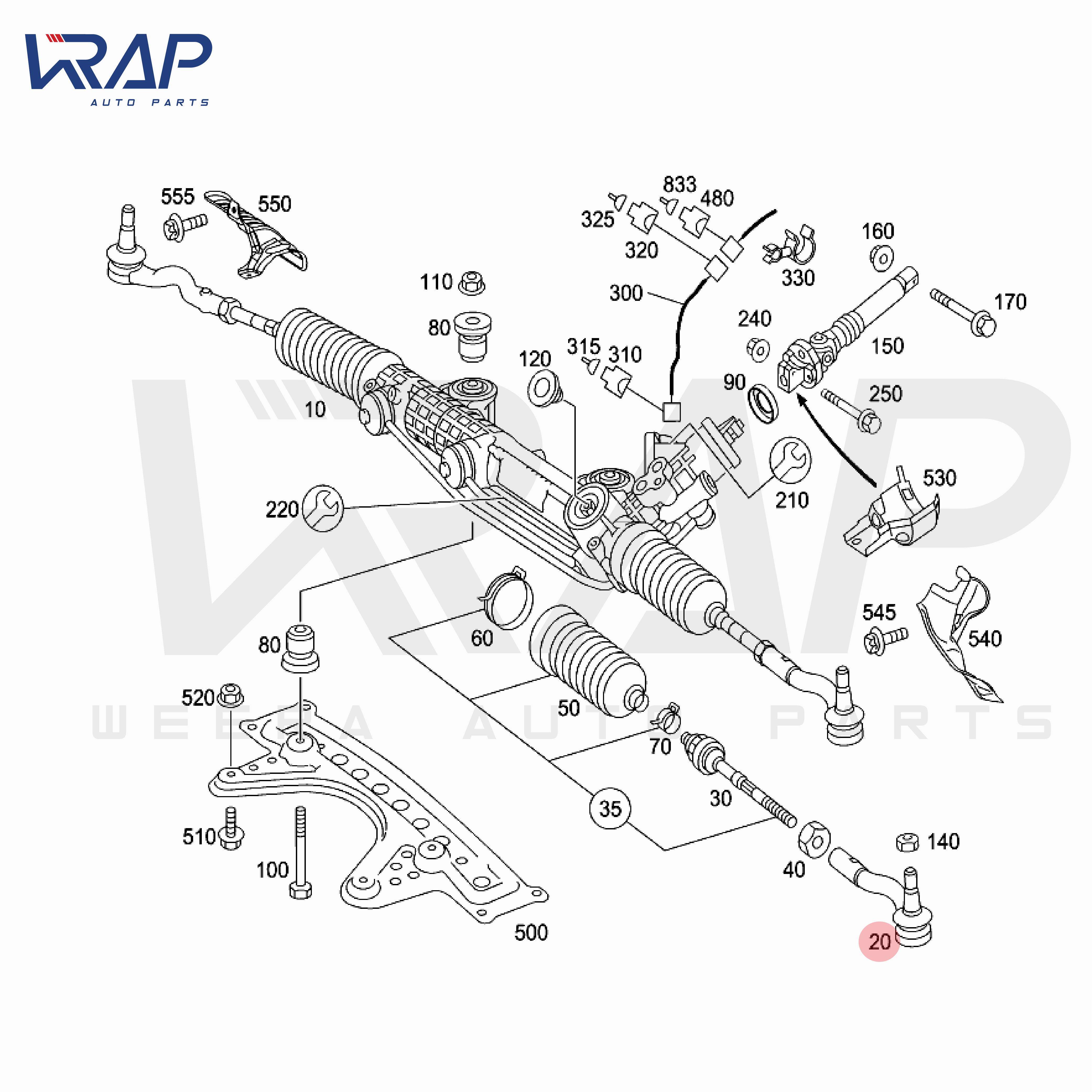 ⭐ BENZ ⭐ (1คู่) ลูกหมากคันชัก ซ้าย - ขวา LEMFORDER (ตรานก) | เบนซ์ รุ่น ...