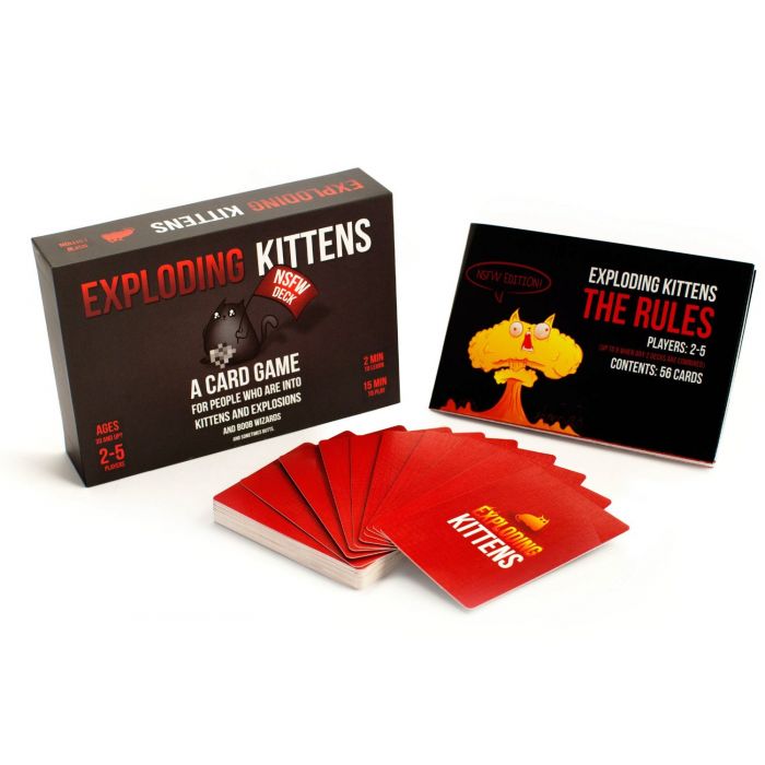 Fun Dice Exploding Kittens NSFW Edition Board Game - ThaiPick