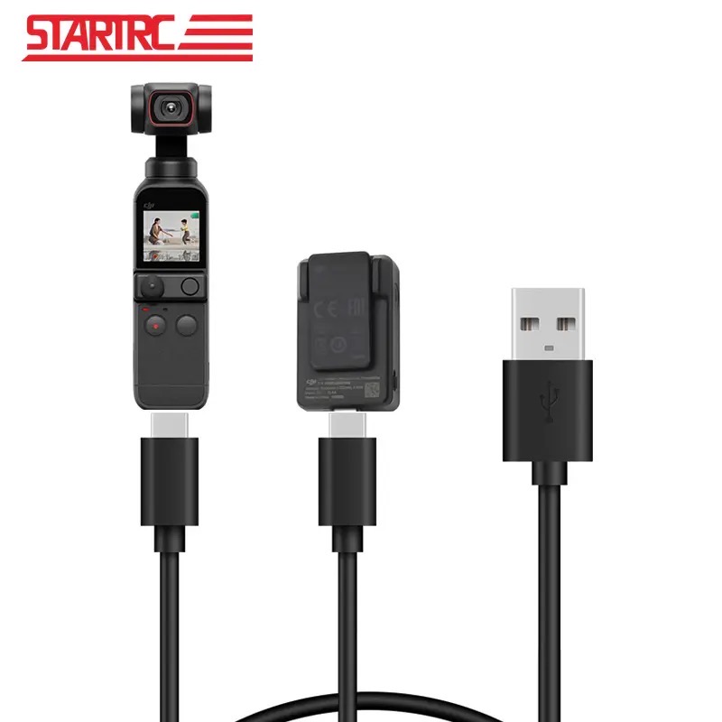STARTRC POCKET2 Type C 2 in 1 Double Type C USB Charging Cable for DJI OSMO POCKET 2 Camera ...