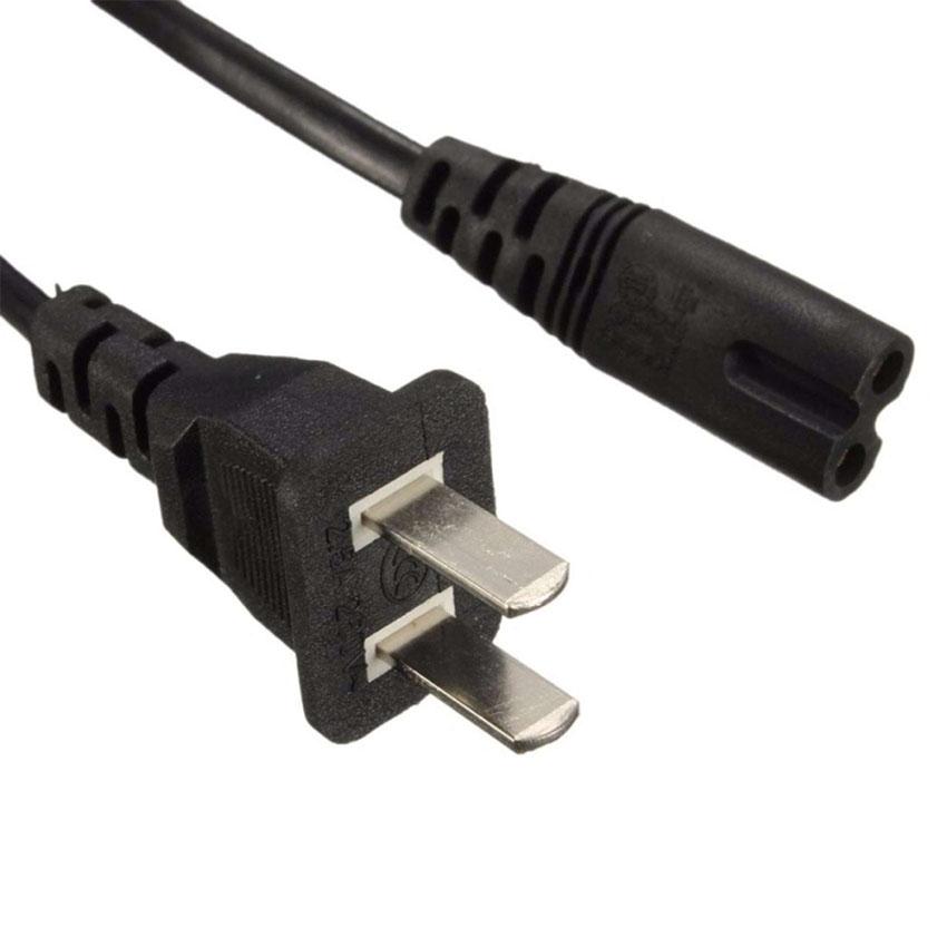 Glink สาย Adapter Printer Cable Power AC 2 รู ยาว 1.8M (สีดำ) สายหนา ...