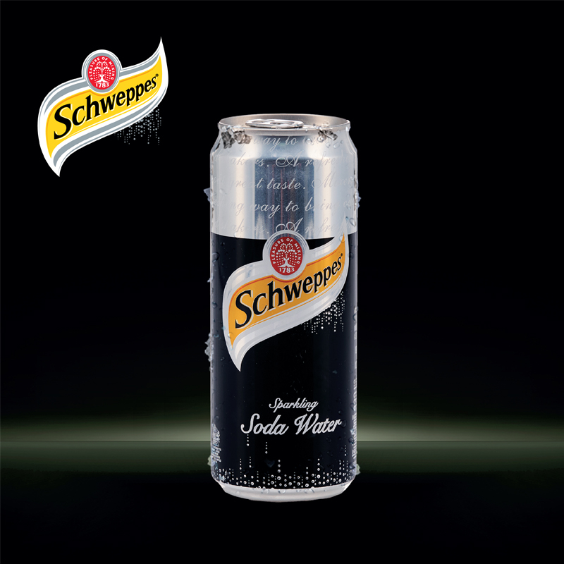 ชเวปส์ มิกเซอร์ โซดา 330 มล. 24 กระป๋อง Schweppes Mixer Soda Water 330ml Pack 24 - Coca-Cola ...