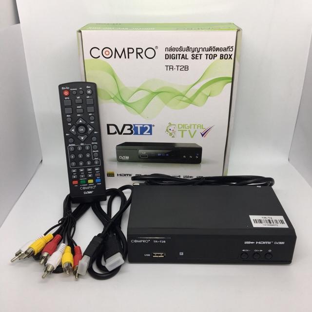 กล่องรับสัญญาน ดิจิตอล compro T2B 36 ช่อง มีหน้าจอLED พร้อมปุ่มกดเปลี่ยนช่อง BY COMPRO - smart ...