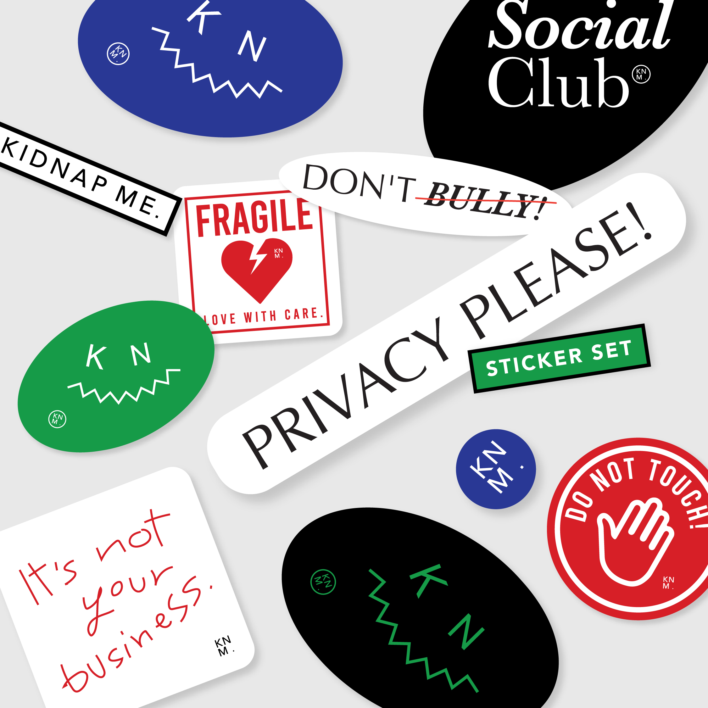 สติ๊กเกอร์ Privacy Please Sticker Set KIDNAP ME. - KIDNAP ME. - ThaiPick