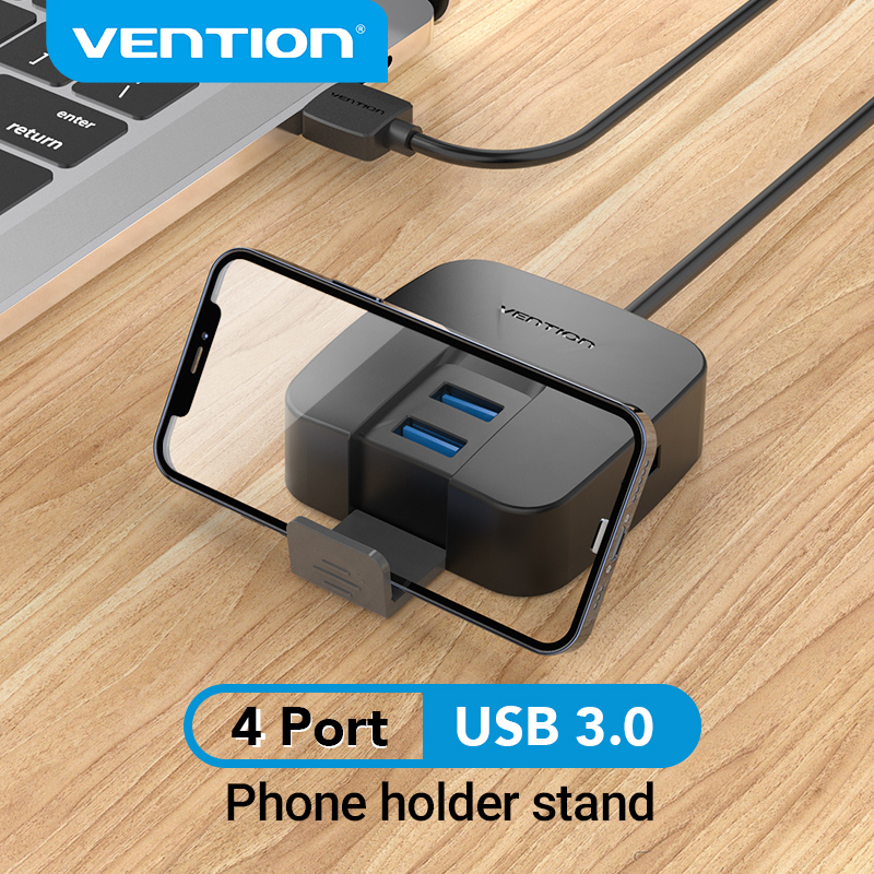 Vention USB Hub 3.0 Multi USB Splitter 4 Port for Laptop USB Flash ...