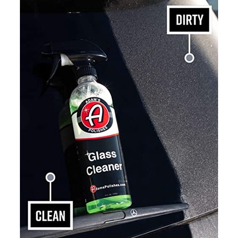 สินค้าขายดี ADAMS GLASS CLEANER (16OZ) - สเปรย์ทำความสะอาดกระจก CAR ...