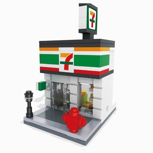 HSANHE Mini Street Fast Mart Legoเลโก้ร้านสะดวกซื้อ - Tronic Grocer ...