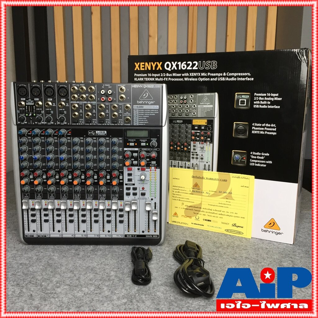 BEHRINGER QX-1622USB mixer MIX QX1622USB QX_1622USB มิกซ์ มิกเซอร์ ...