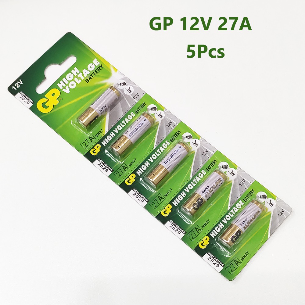 Rabbit Mall GP 23A 27A 12V 5 ก้อน ถ่านรีโมท ถ่าน 23A 27A 12v นาฬิกาปลุก กล้อง Super Alkaline ...