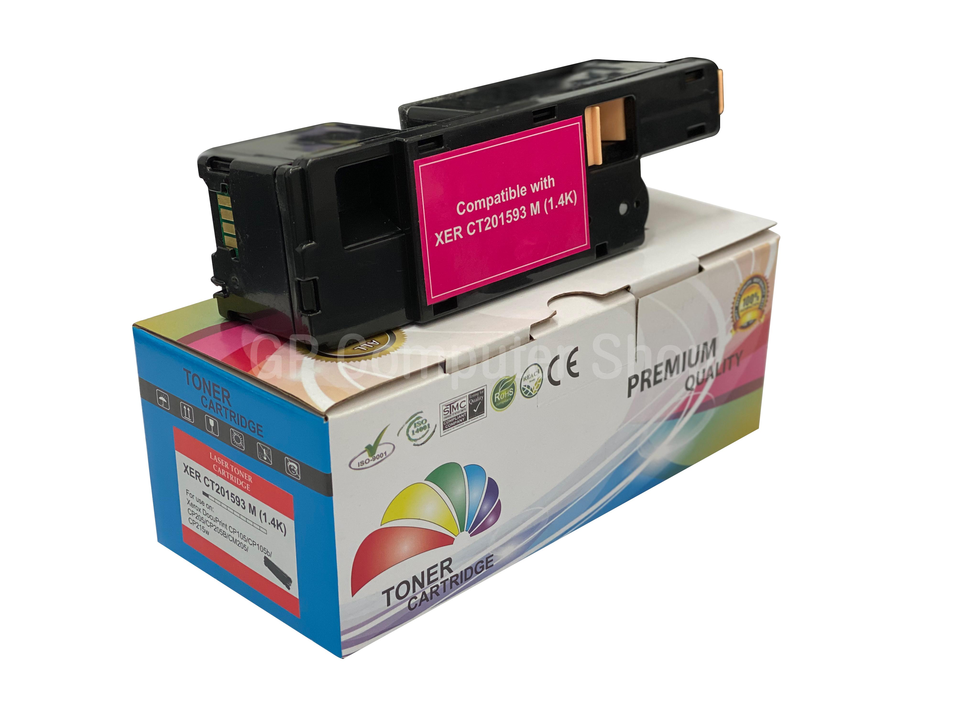Color Box Toner Fuji Xerox CT201593 DocuPrint CP105b/CP205/CP205w ...