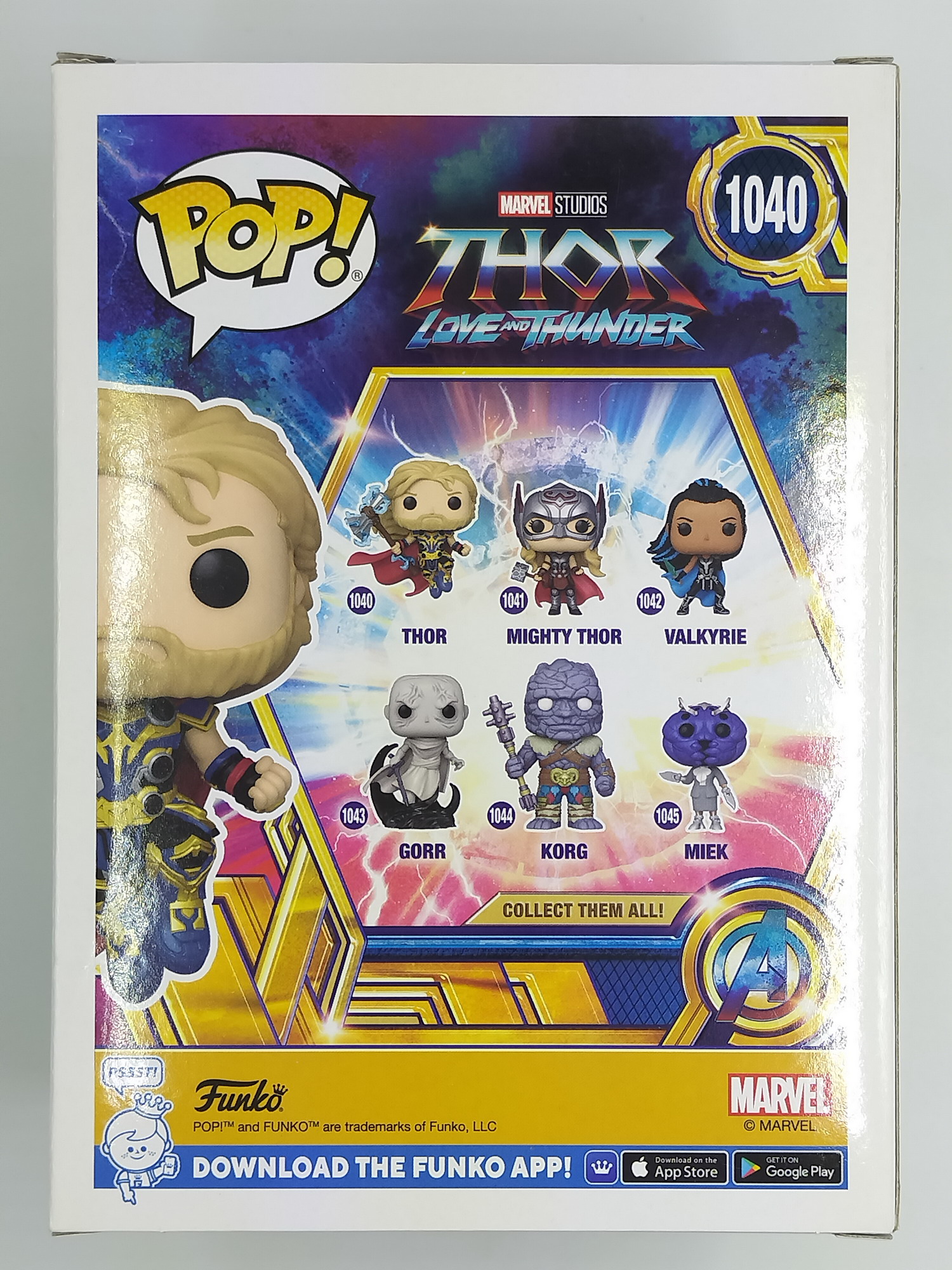Funko Pop Marvel Thor Love and Thunder - Thor #1040 - Funko Collection ...