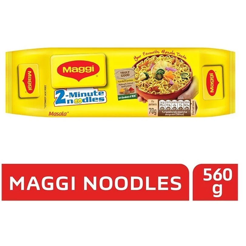 Maggi Noodles 8 in1 (Indian Mama) ก๋วยเตี๋ยวมาม่าอินเดีย 560g. | Lazada ...