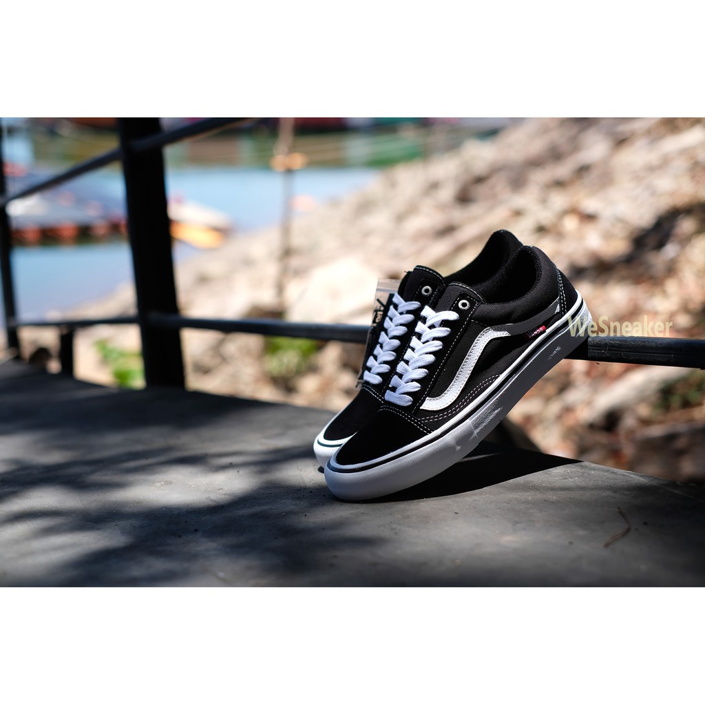 kanjh VANS Old Skool (PRO) - Black/White รองเท้า VANS การันตีของแท้ 100 VANS Authorized Dealer ...