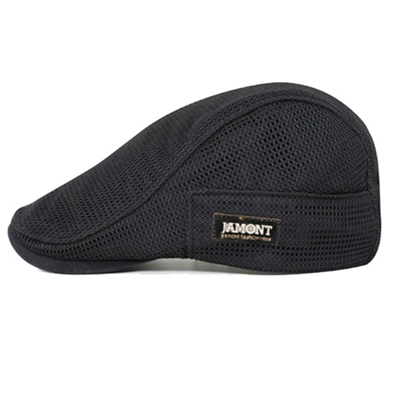 Blowing Cabbie Flat Cap Breathable Mesh Newsboy Beret Ivy Cap - Blowing ...