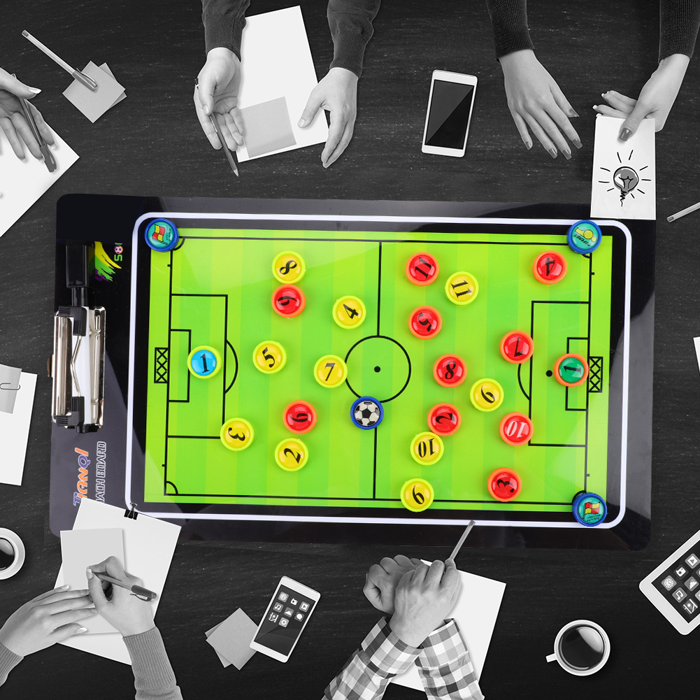 【ของต้องซื้อ】 Football Soccer Ball Tactics Magnetic Board Football ...