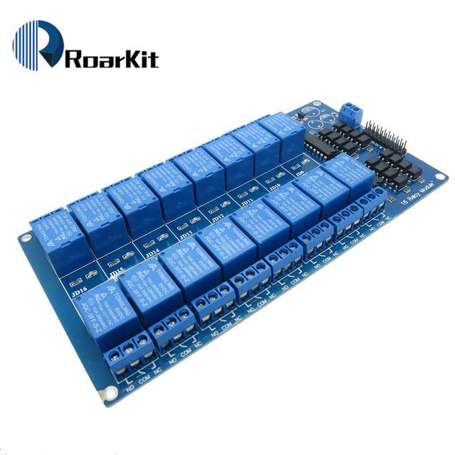 5V 12V 16 Channel Relay Module Interface Board For Arduino PIC ARM DSP ...