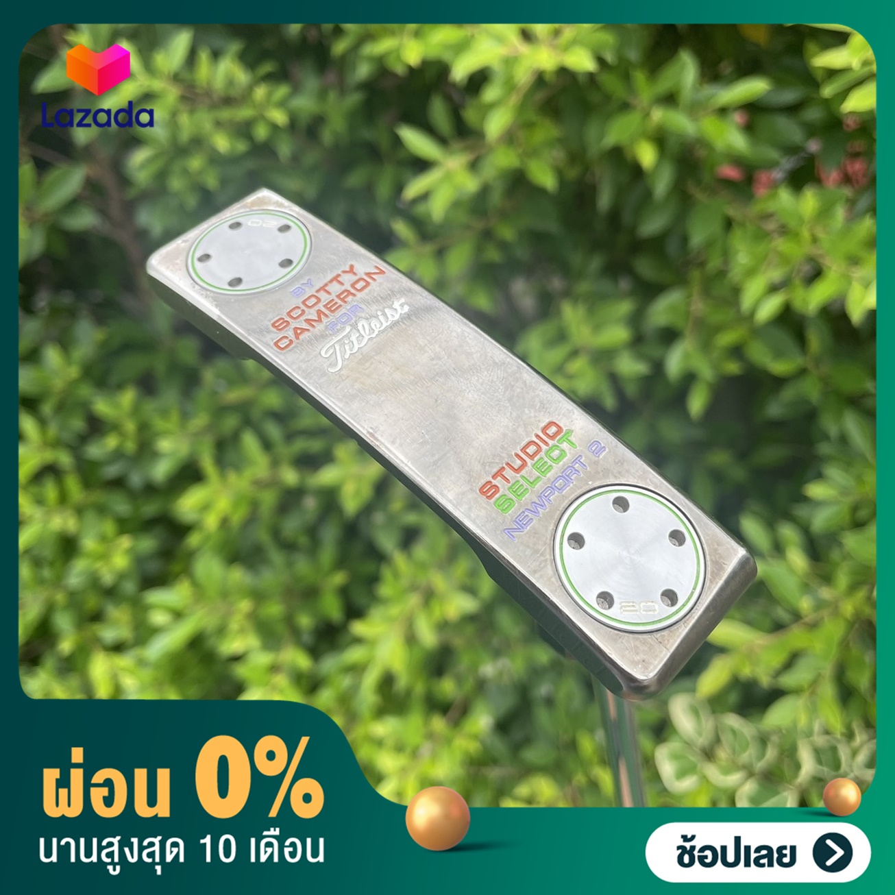 ผ่อน PUTTER SCOTTY CAMERON STUDIO SELECT NEWPORT 2 พัตต์ดี น้ำหนักดีมาก ...