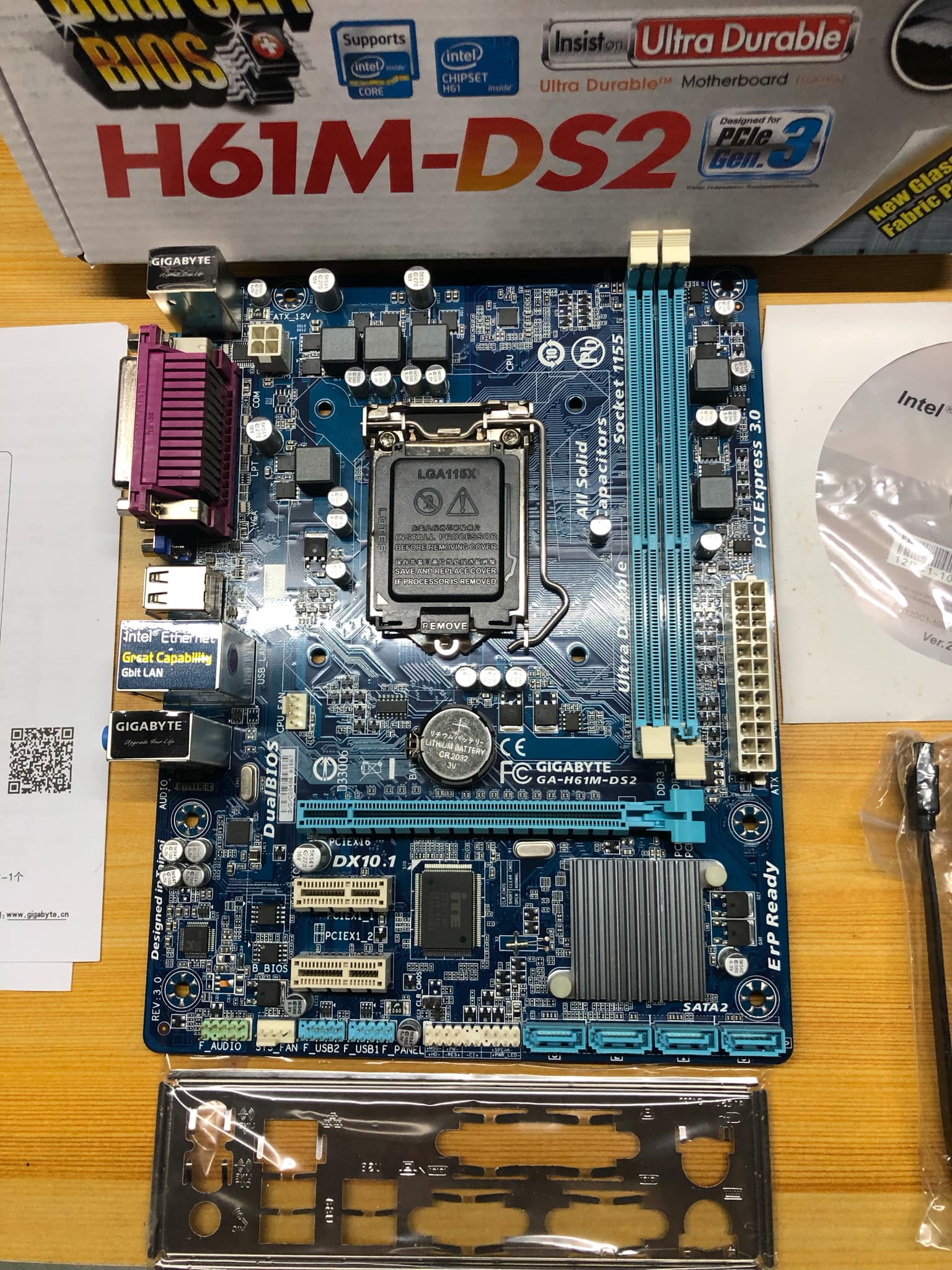 CPUMB GIGABYTE CPU Core I5 3xxx MB H61 MB Socket 1155 DDR3 ซิงค์ ฝาหลัง ประกัน 30 วัน - HIGH IT ...