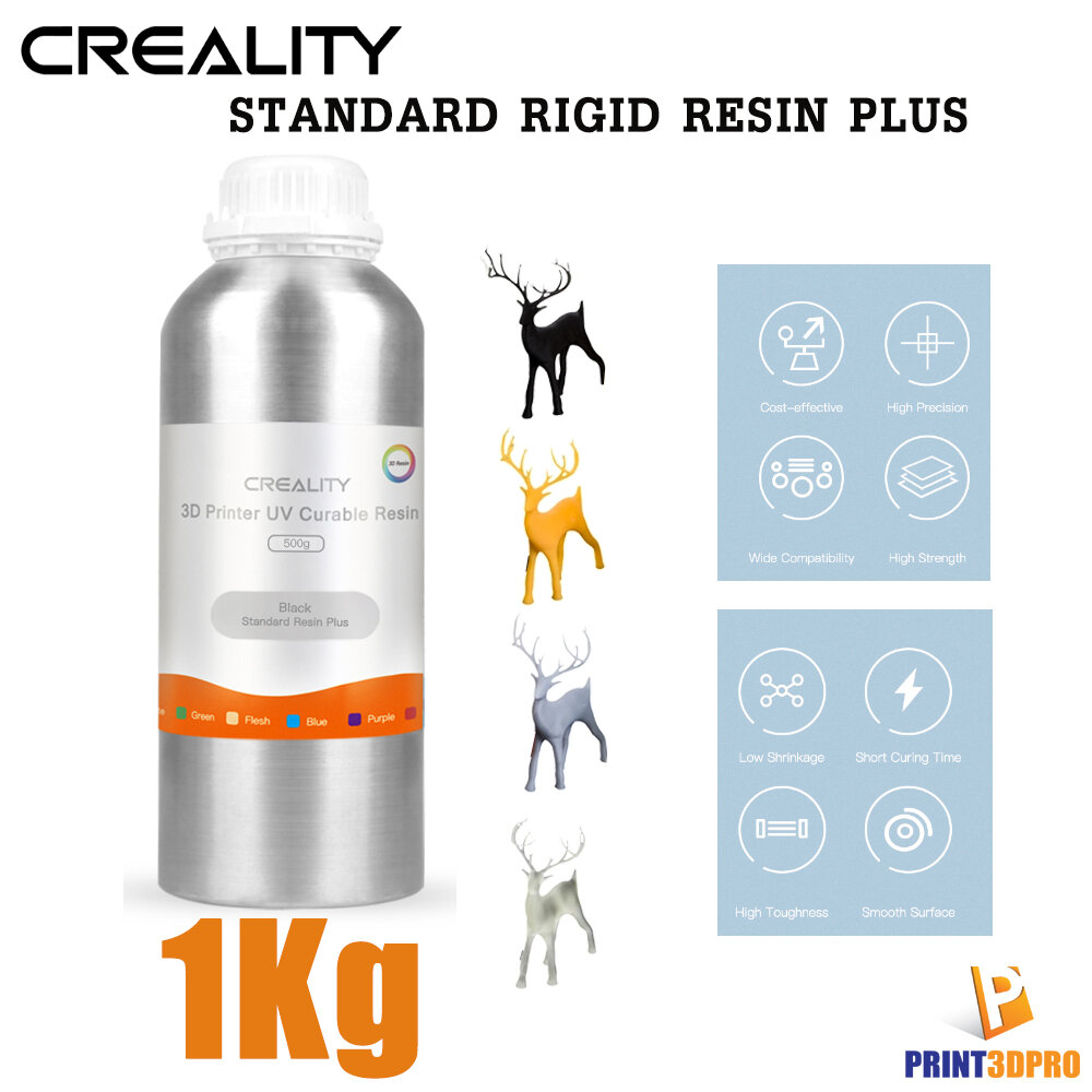 Creality 3D Resin Standard Rigid Resin PLUS 1Kg น้ำยาเรซิ่น สำหรับ ...