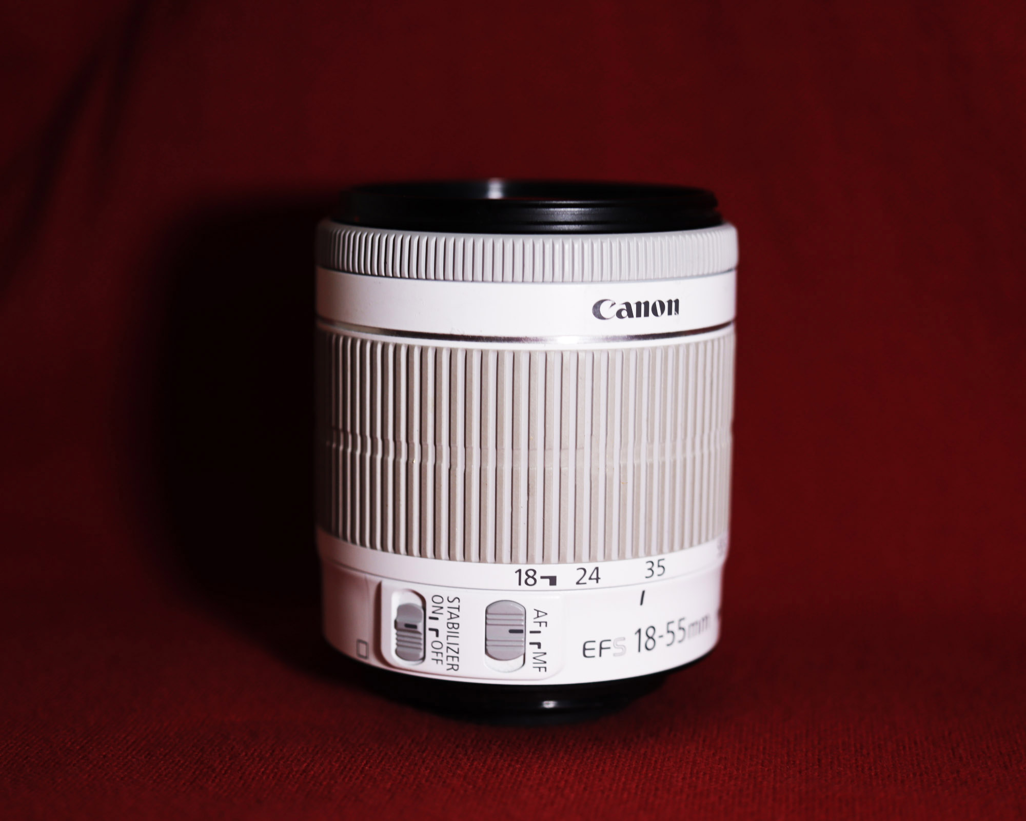 Canon EF-S 18-55mm f3.5-5.6 IS STM White Lens, 18-55mm f/3.5-5.6 the ...