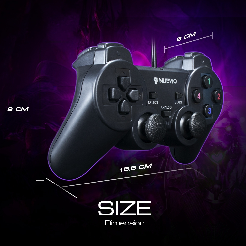 GAMING NUBWO NJ-43 JOY Sequential Joystick Controller USB 2.0 จอยสติ๊ก ...