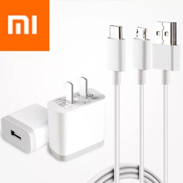 xiaomi fast charger 18W USB QC3.0 charger Type C Micro USB cable For ...