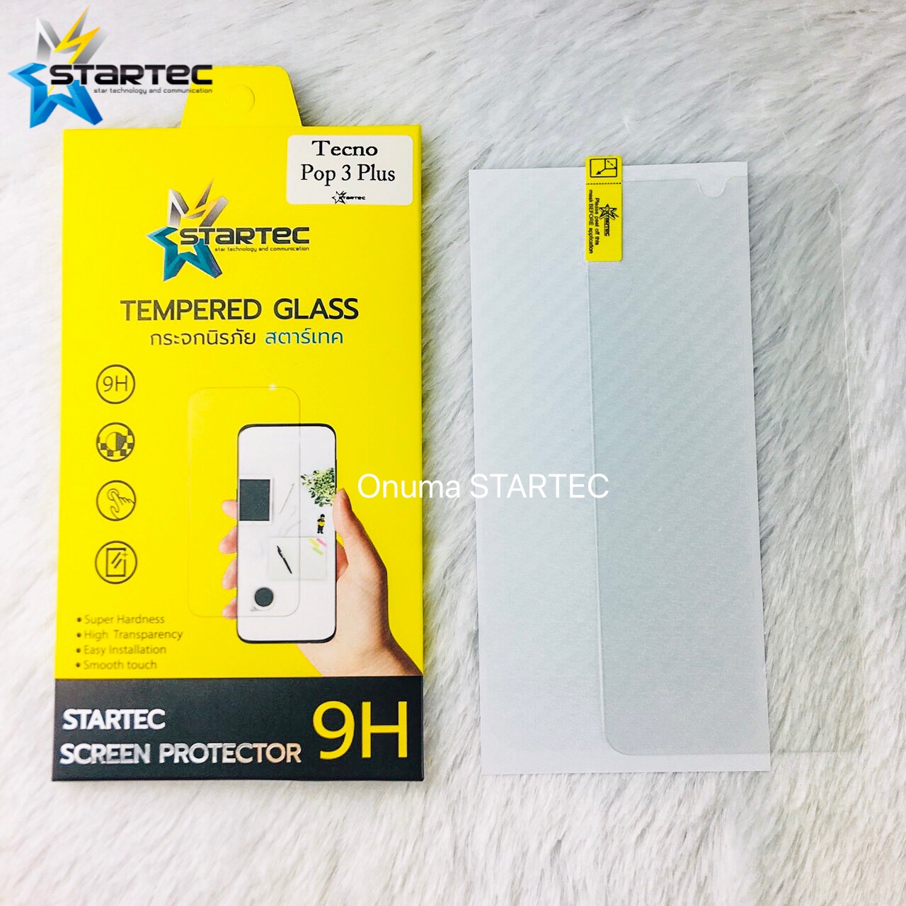 ฟิล์มกระจก STARTEC แบบใส TECNO Pop 2F / Pop 3plus / Poop4 - Super Film ...