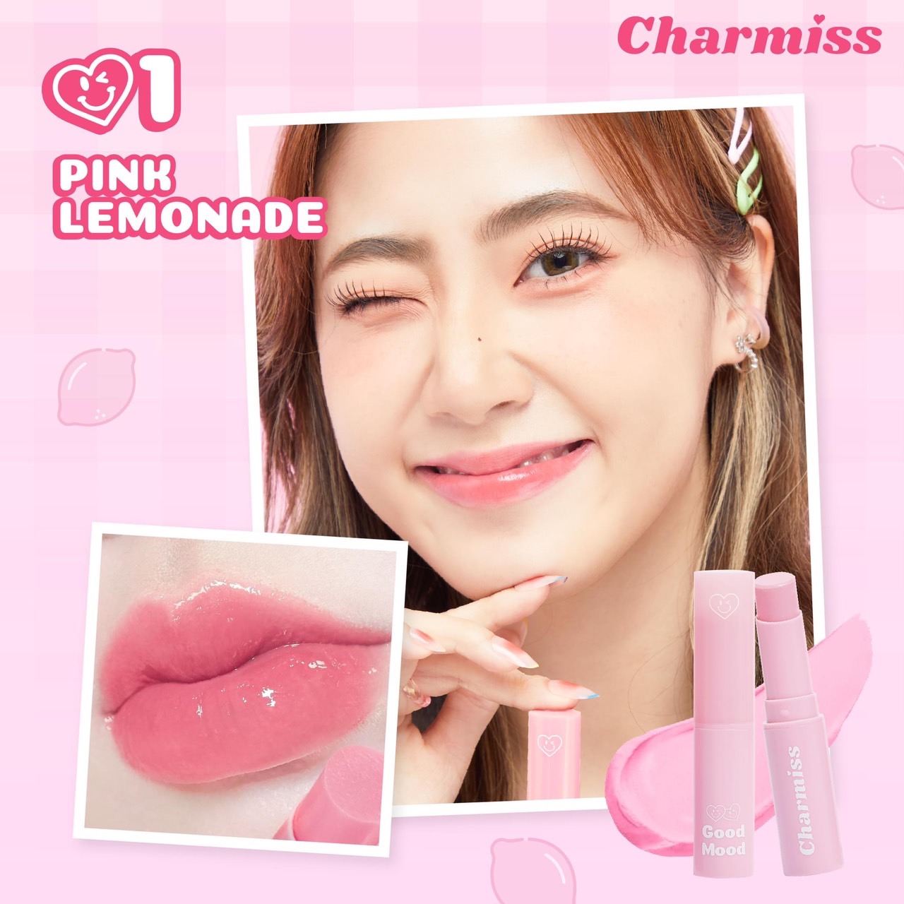 ใหม่ Charmiss Good Mood Extra Shine Lip Balm ลิปบาล์มมีสี บาล์มกระจก ...
