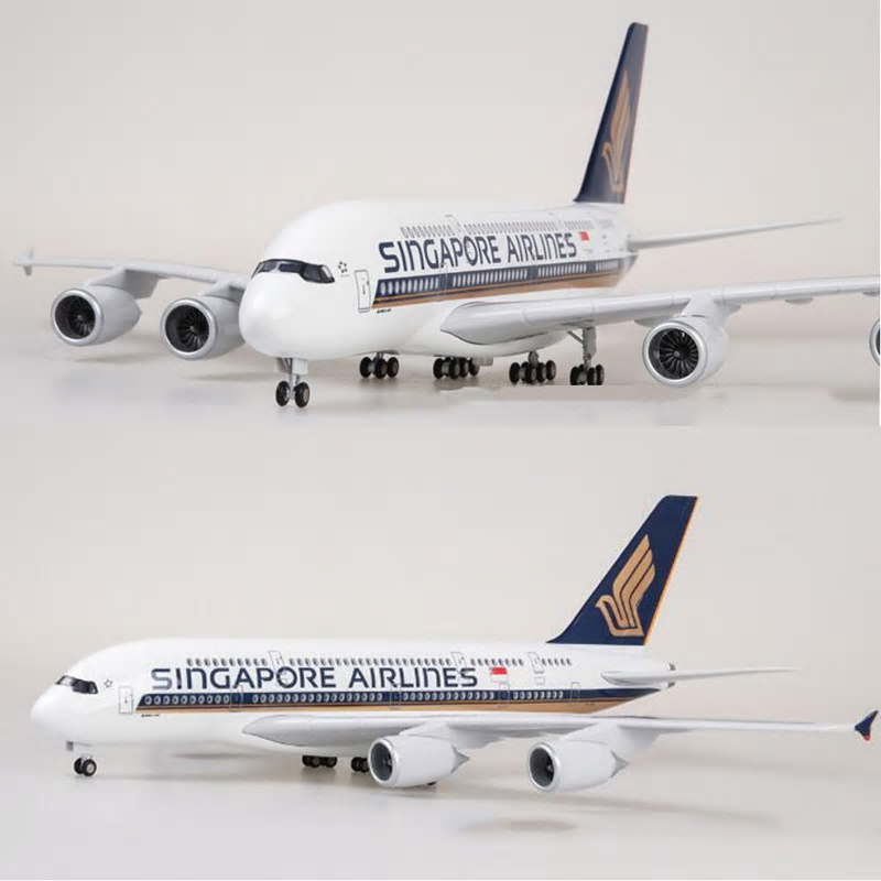 Singapore Airlines Airbus A380 Super Jumbo Airplane Model with LED ...
